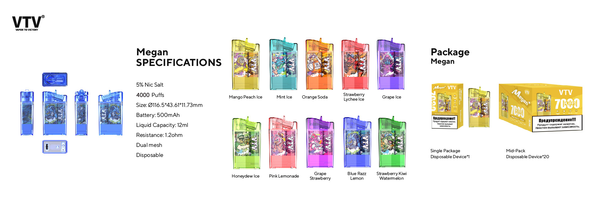 Quality Big Puff Vape & 10000 Puffs Disposable Vape factory from China