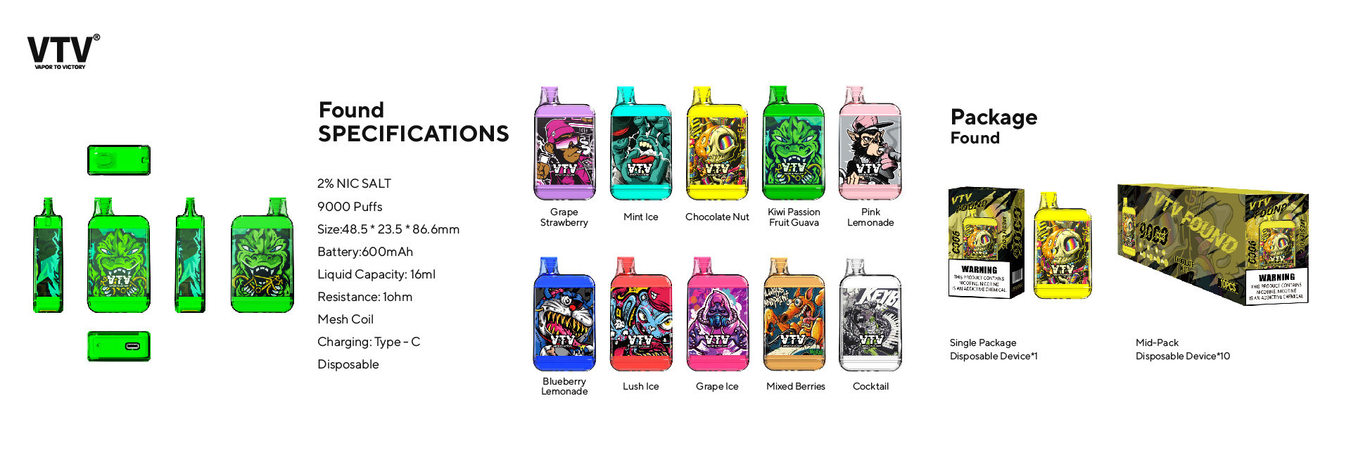 Quality Big Puff Vape & 10000 Puffs Disposable Vape factory from China